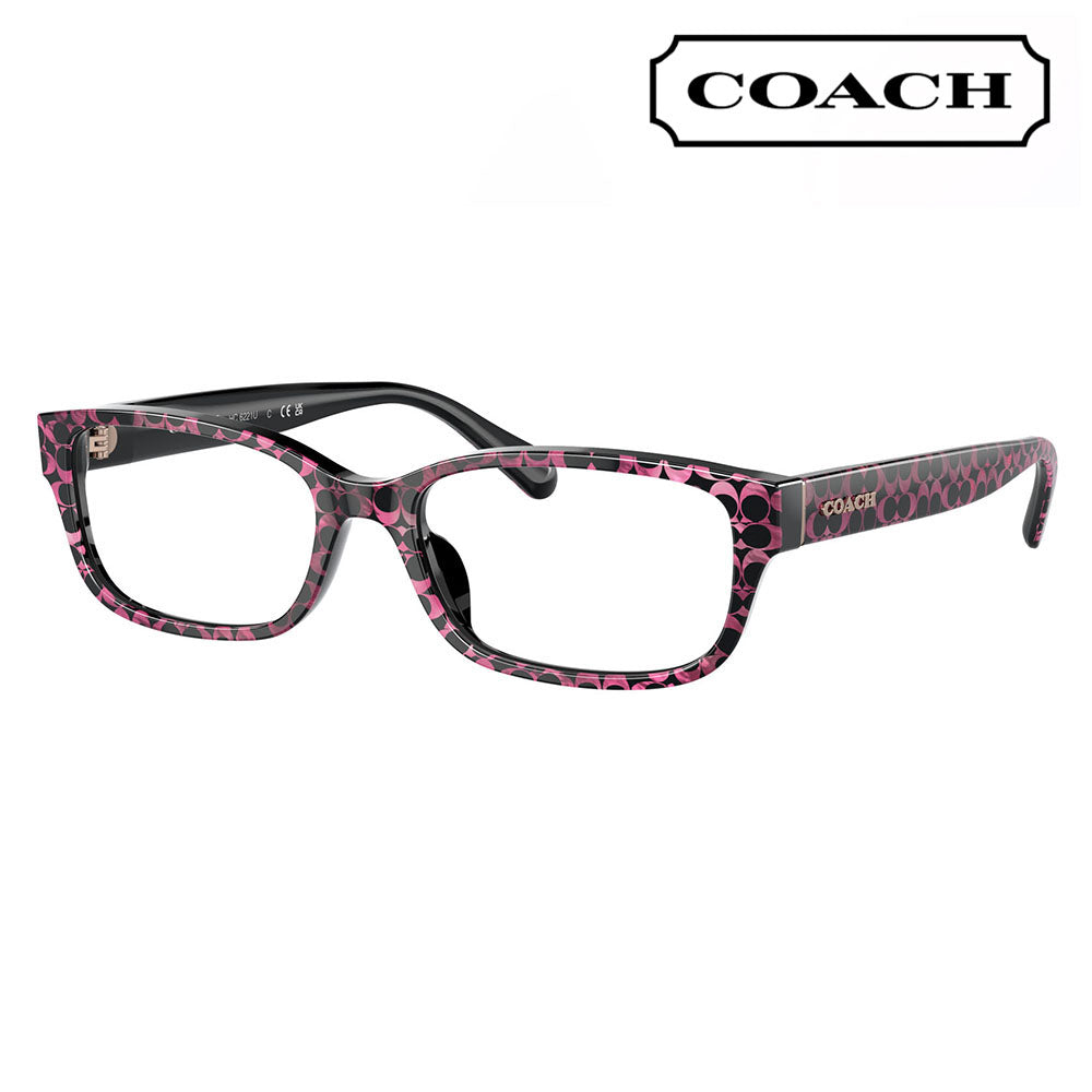 【正規品販売店】度なし1.55レンズ交換+0円 コーチ メガネ HC6221U 5783 52 COACH スクエア セル ユニバーサルフィ ...