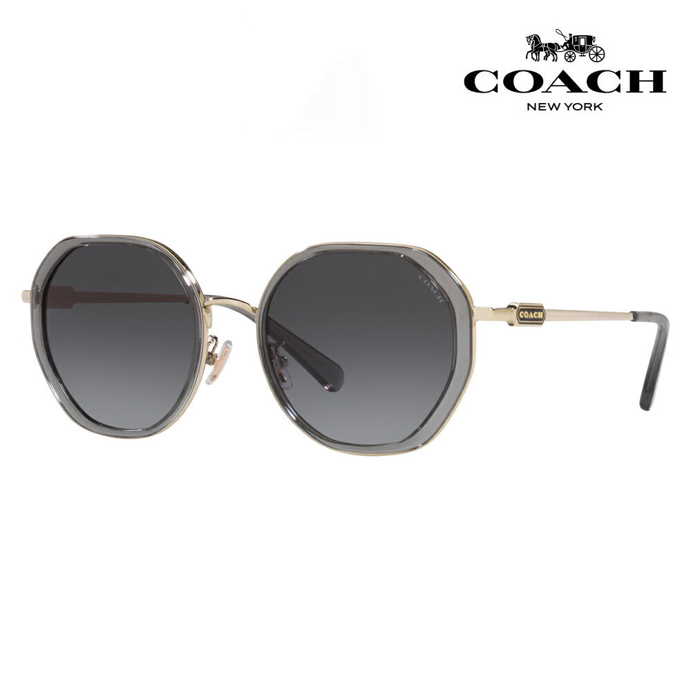 【正規品販売店】コーチ 伊達 メガネ 眼鏡 サングラス HC7141 90058G 54 COACH ラウンド クラウンパント ボストン セ ...